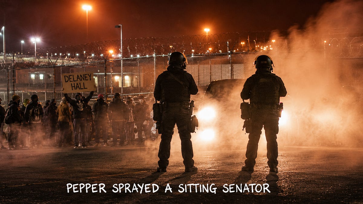 ICE Pepper Sprayed Senator Andy Kim and Locked Out Governor Sherrill at ...