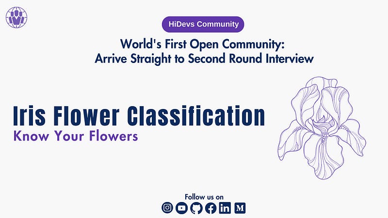 Iris Flower Classification - by Hidevs Community - HiDevs