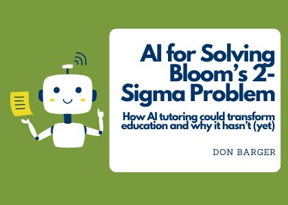 AI for Solving Bloom’s 2-Sigma Problem