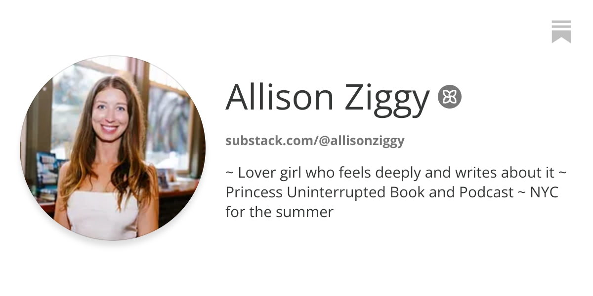 Allison Ziggy | Substack