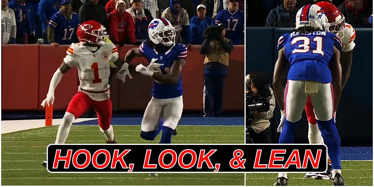 The Bills' Maxwell Hairston's "Hook, Look, & Lean" Bail Technique