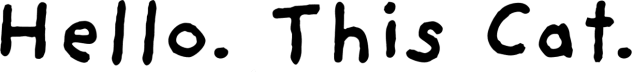 Hello. This Cat. | Substack