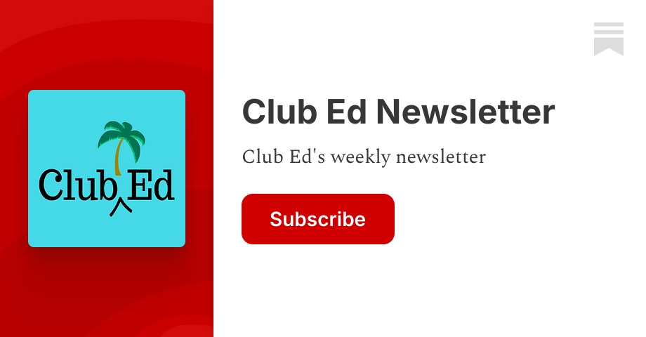 Club Ed Newsletter | Resort Director | Substack