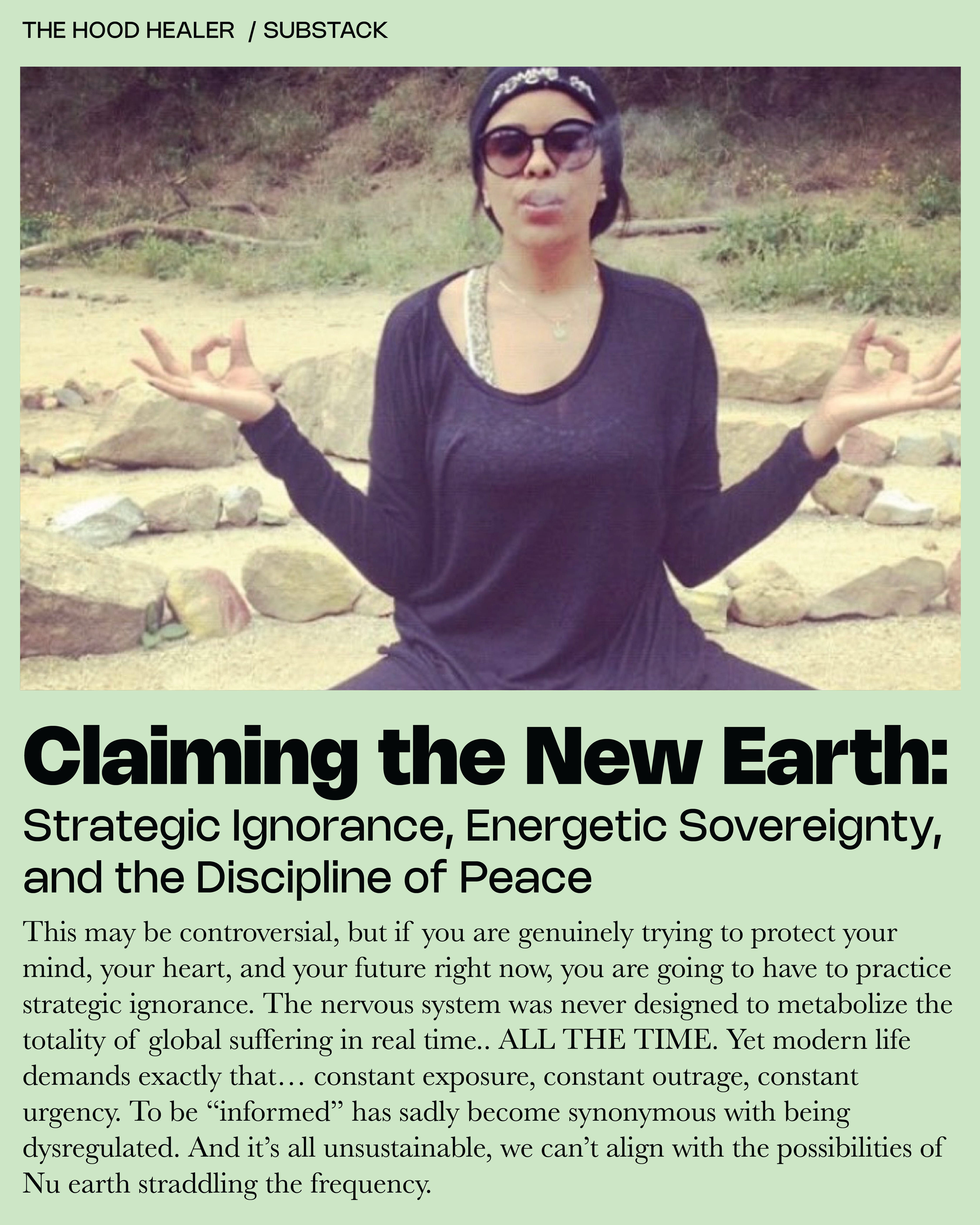 Claiming the New Earth: StrategicIgnorance, Energetic Sovereignty and ...