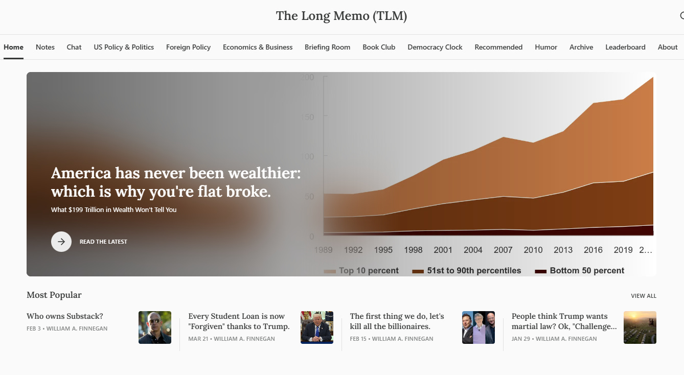 Substack Is Owened By Billionaires. Don’t Be Naïve | with Insider William Anonymous Finnegan