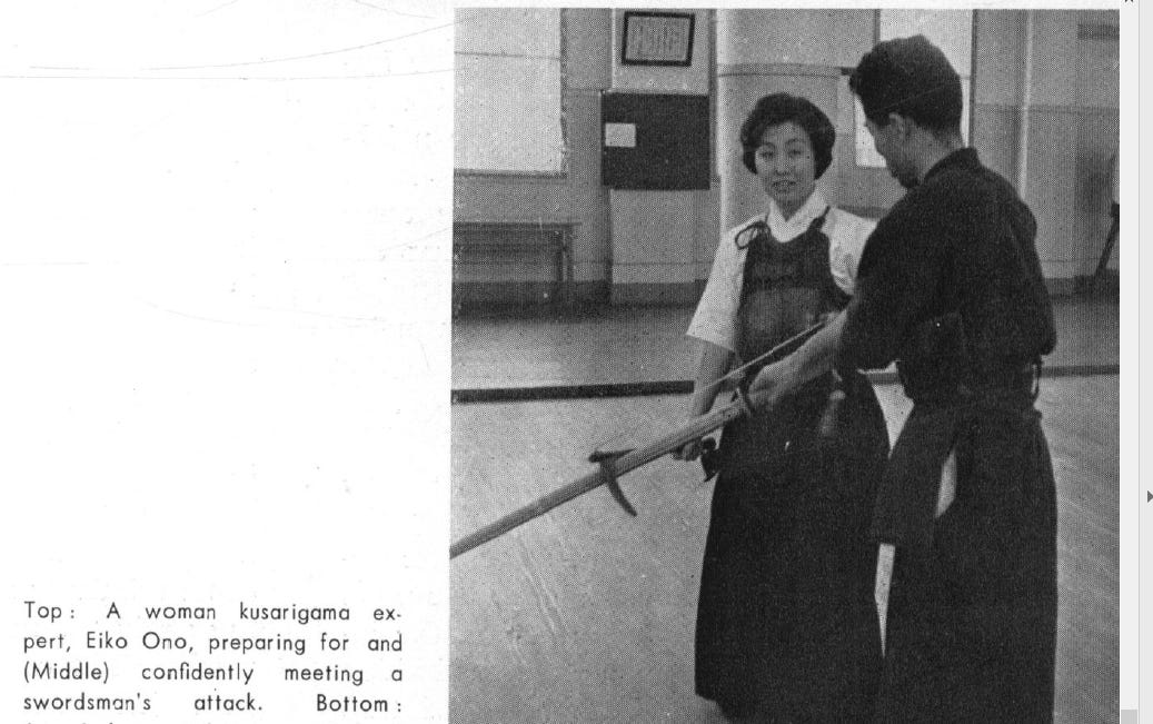The Kusarigama: An Equal Opportunity Weapon - by Rob Tuck