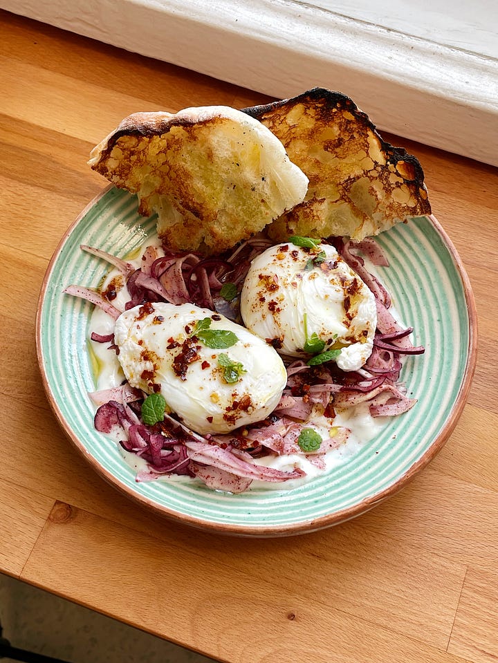 Cilbir with Sumac Fennel and Sweet Spicy Brown Butter