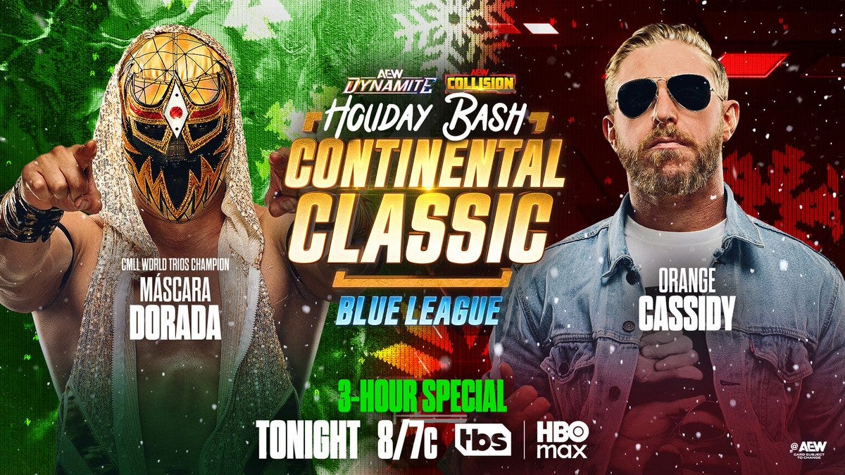 AEW Continental Classic Coverage: Holiday Bash Edition: Dynamite ...