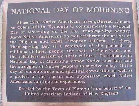 Thanksgiving and the National Day of Mourning