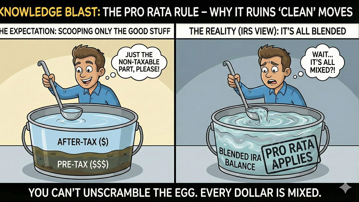 Knowledge Blast: The Pro Rata Rule in Roth and Traditional IRAs — Why ...