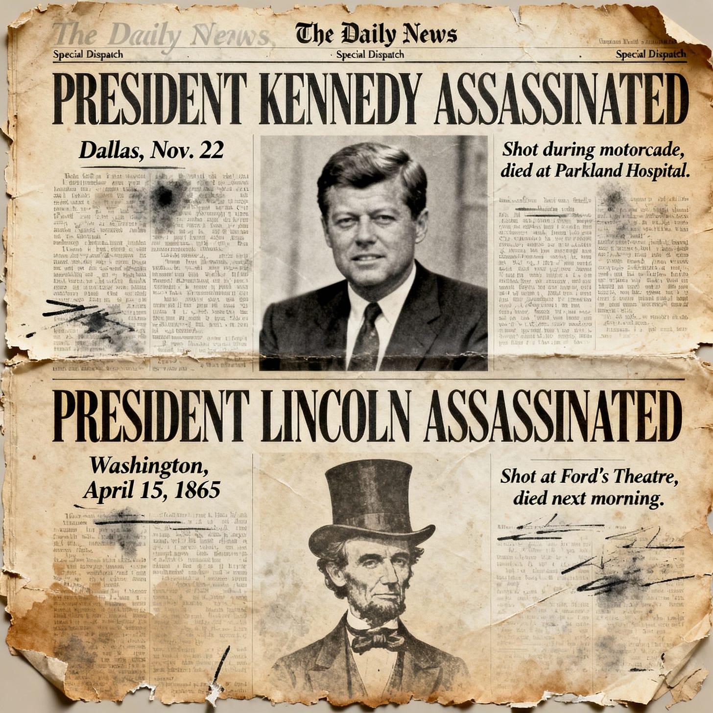 History Rhymes: The Bizarre Coincidences Between Lincoln and Kennedy