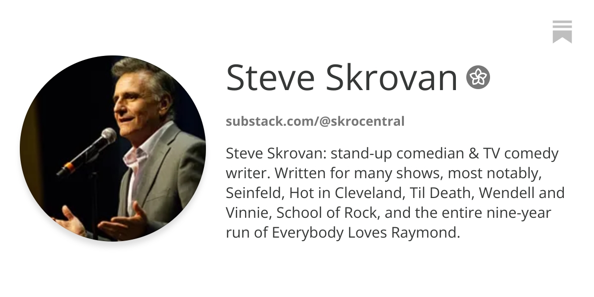 Steve Skrovan | Substack