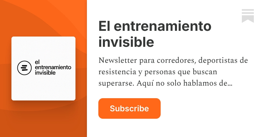 El entrenamiento invisible | Alejandro | Substack