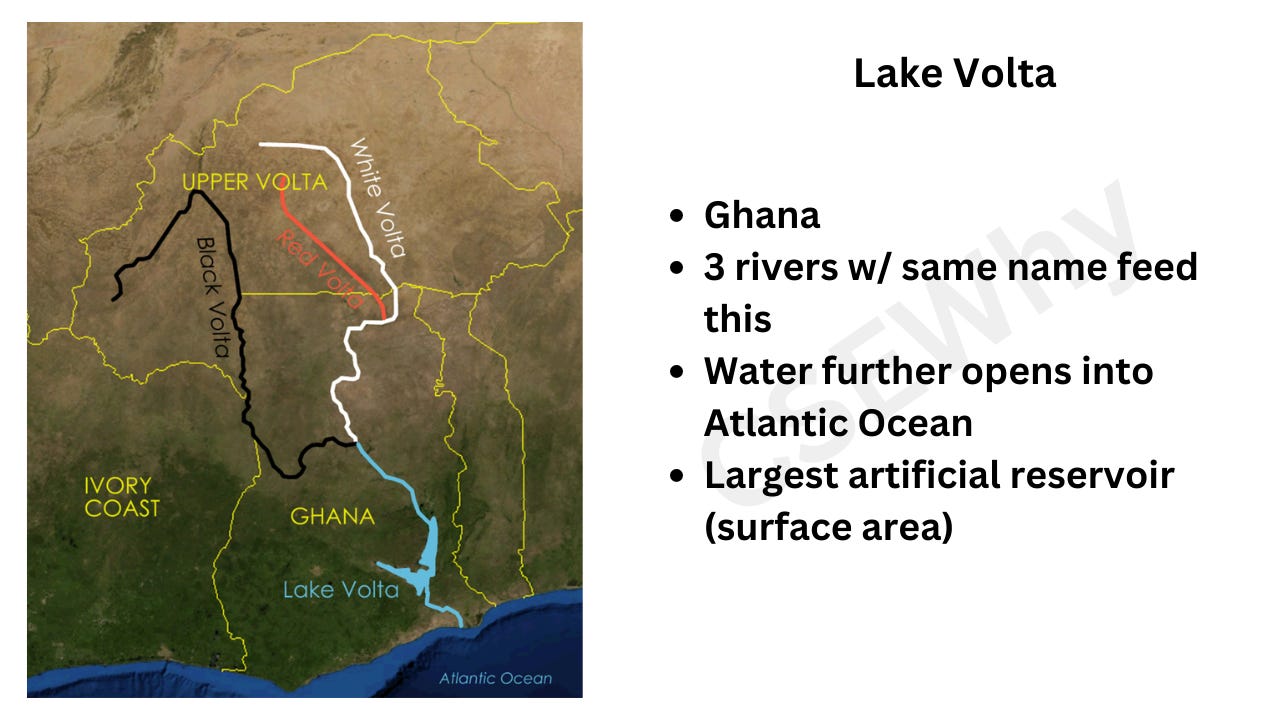 Black Volta River Map