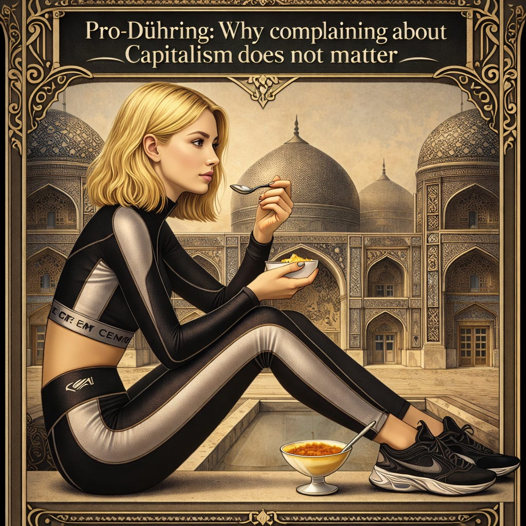 Pro-Dühring: "Why complaining about Capitalism does not matter."