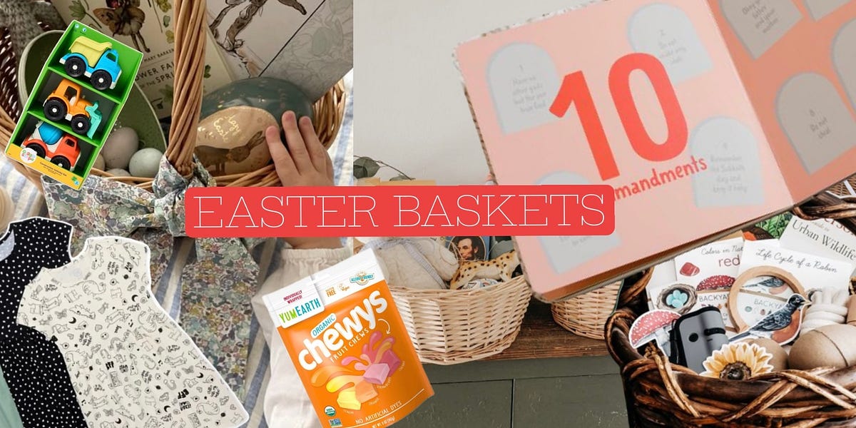 Easter baskets, but make 'em Christ-focused (and budget-friendly) 🧺