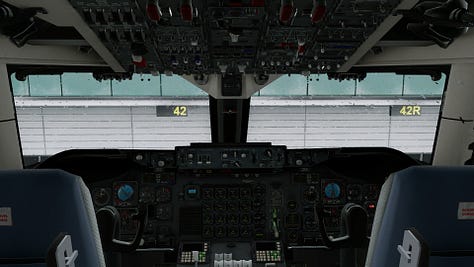 X-Plane 12 Felis Boeing 747-200 Startup Procedure