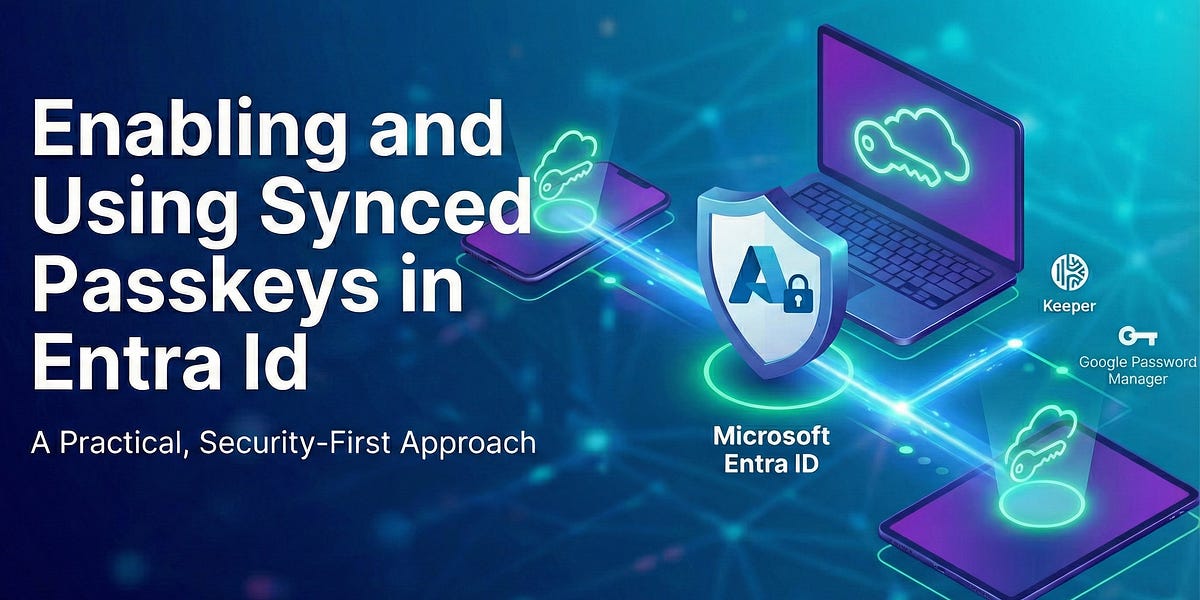 Enabling and Using Synced Passkeys in Entra Id
