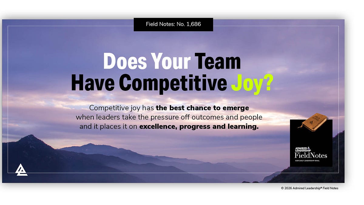 Does Your Team Have Competitive Joy?