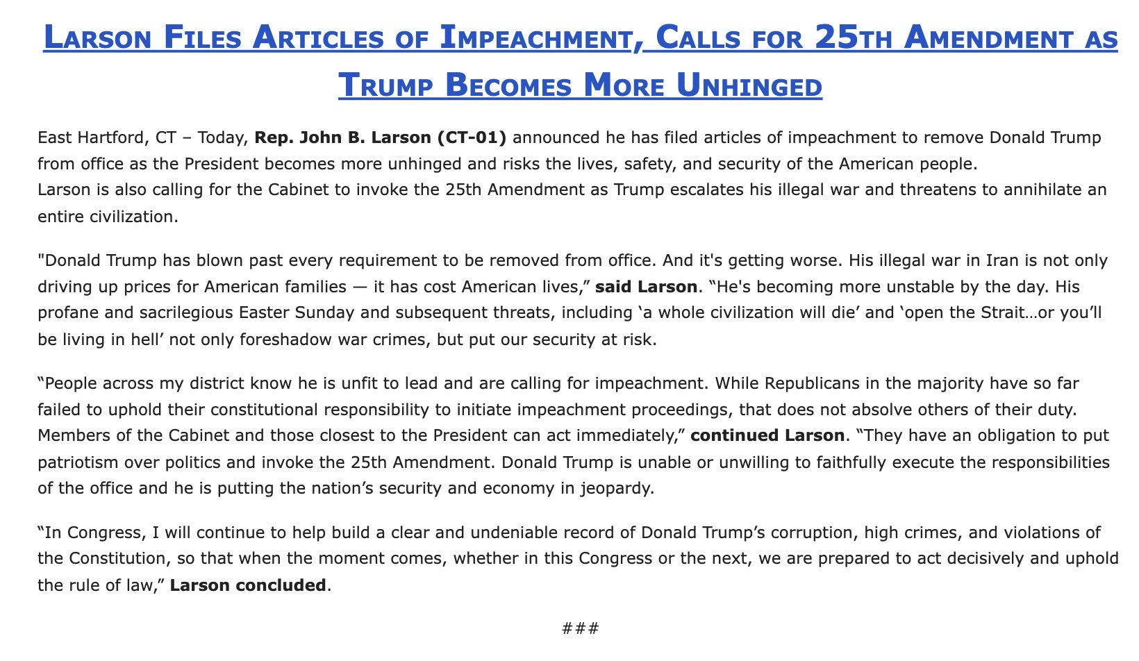 BREAKING: Trump Caves on Threat and Agrees to Ceasefire, Impeachment ...
