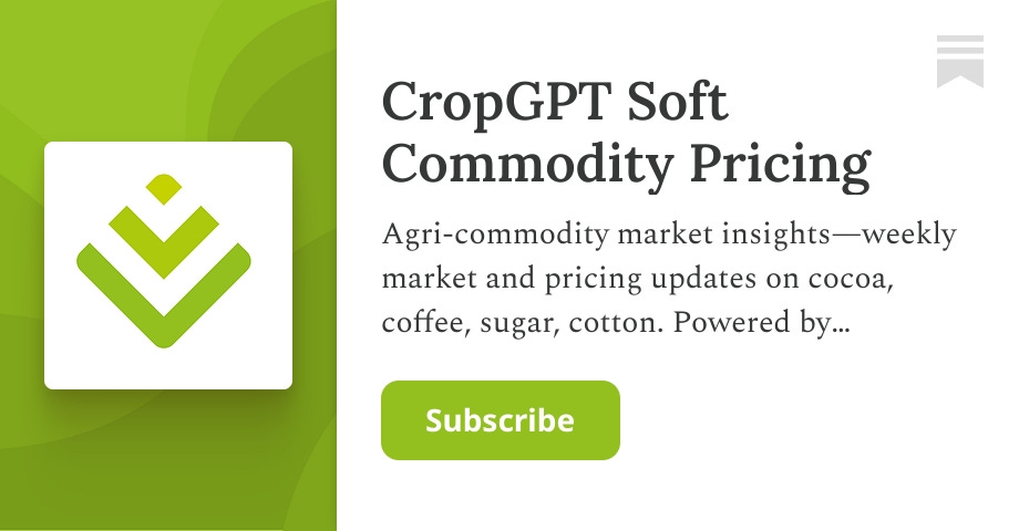 CropGPT Soft Commodity Pricing | Rob Weston | Substack