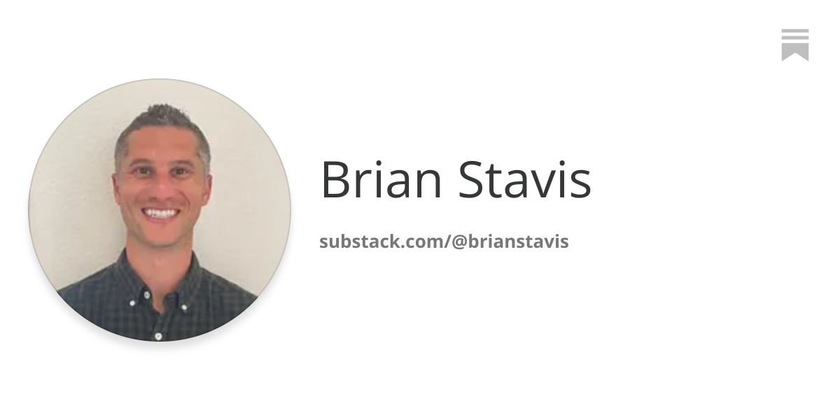 Brian Stavis | Substack
