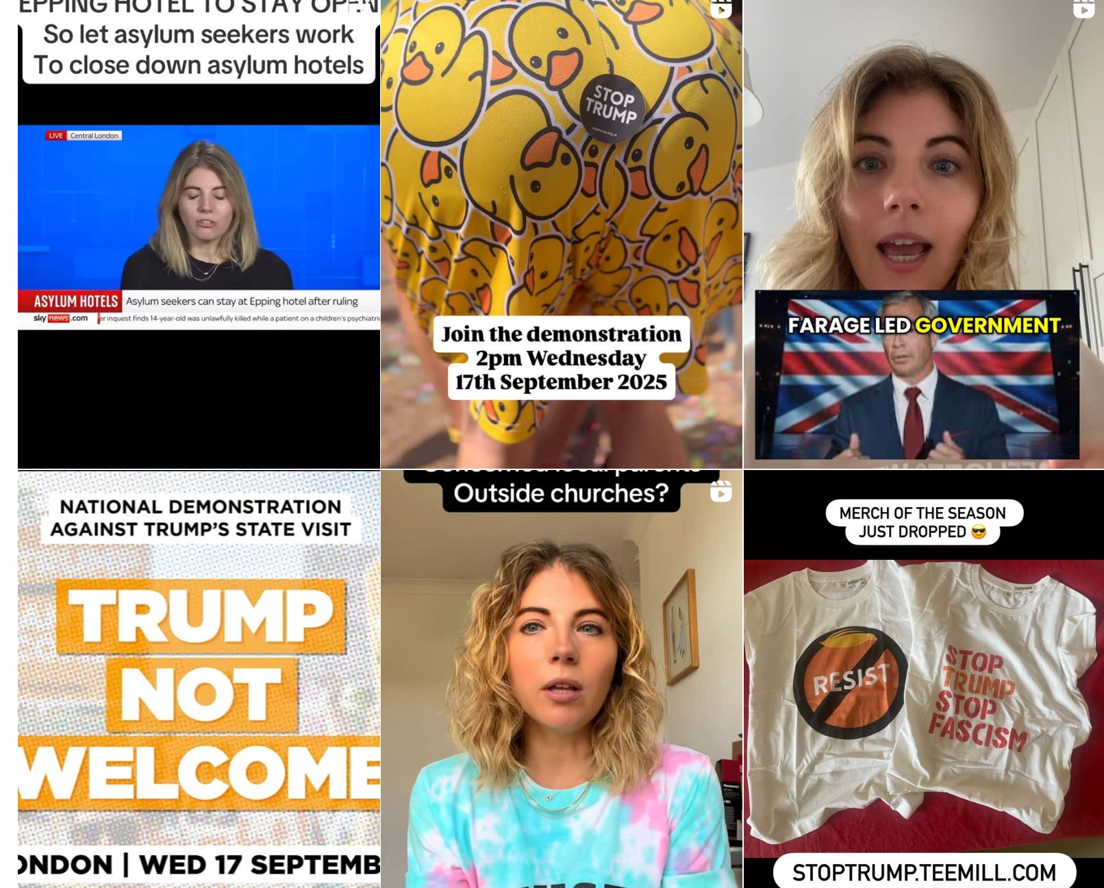 Zoe Gardner, the activist group "Stop Trump" and its links to Pelican House