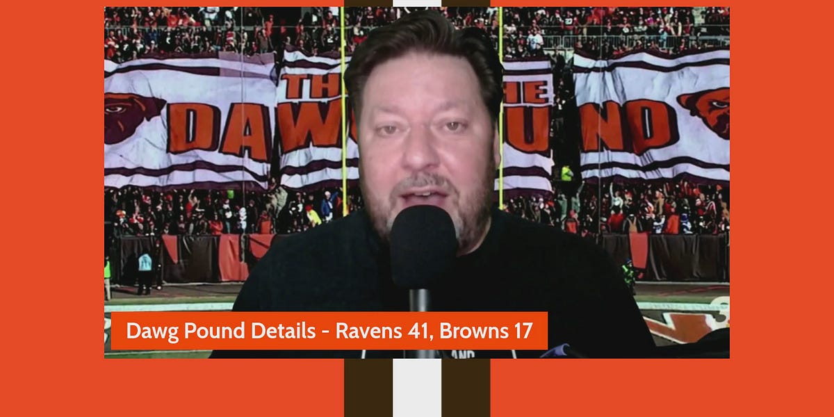 Dawg Pound Details: Ravens 41-Browns 17
