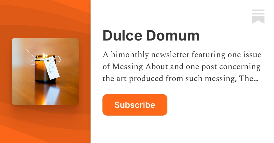 Dulce Domum | Elizabeth Grzesiak | Substack