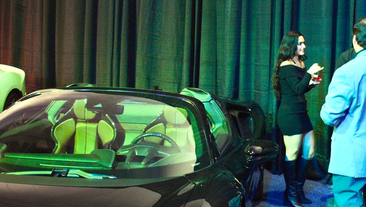 From mink to Ferrari to sipping champagne: This is Detroit