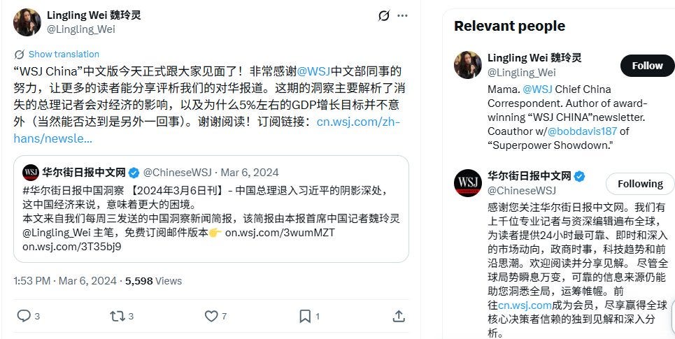 魏玲灵（Lingling Wei）事件の再検証 - CPA Jim’s Substack