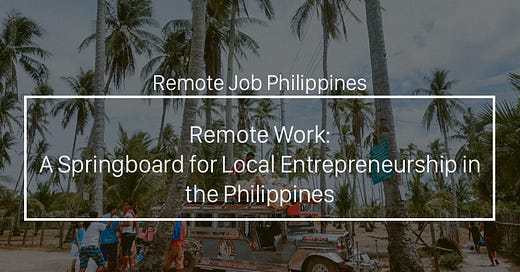 Remote Job Philippines | Substack