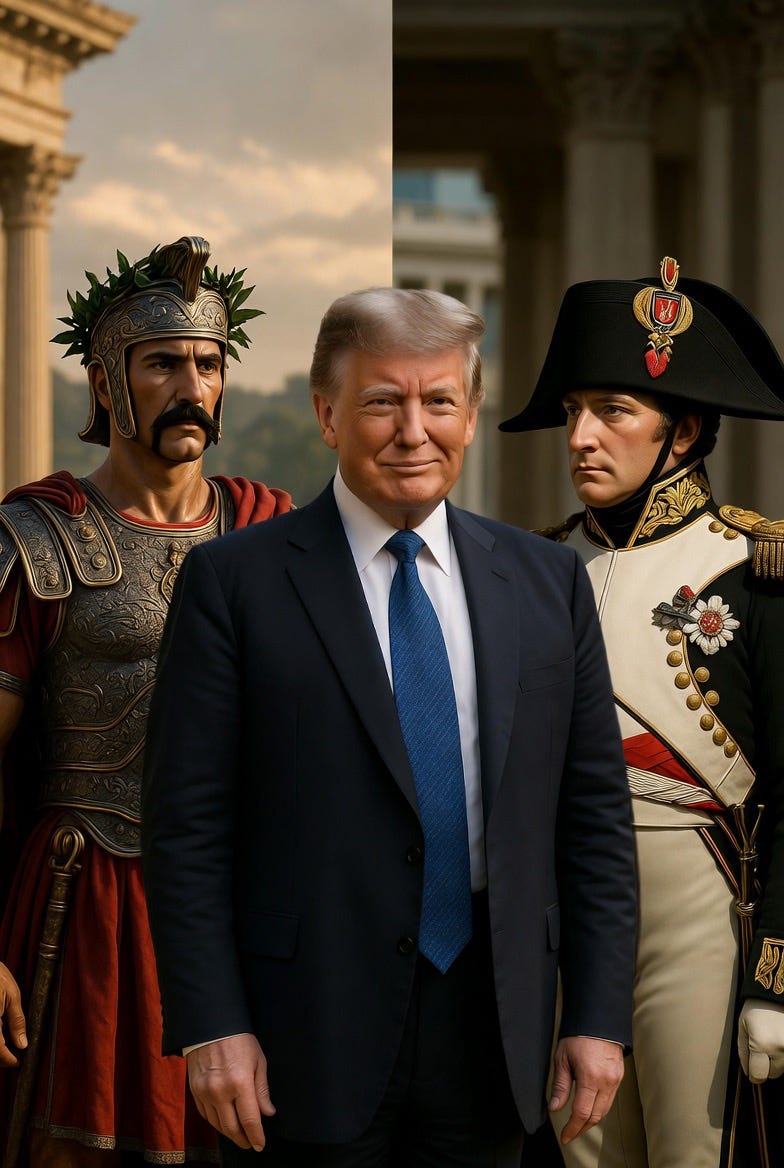 Trump’s Self-Image as a Modern Caesar or Napoleon