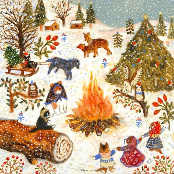 Issue 12. Winter Solstice/Yule, altars for the Sun, and honey magic