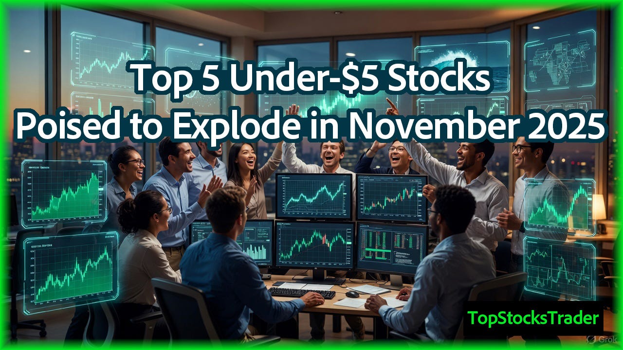 Top 5 Under-$5 Stocks Poised to Explode in November 2025: Unlock ...