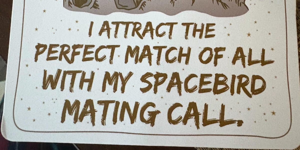 The Spacebird Mating Call - by Ruby Shah - Ruby’s Substack