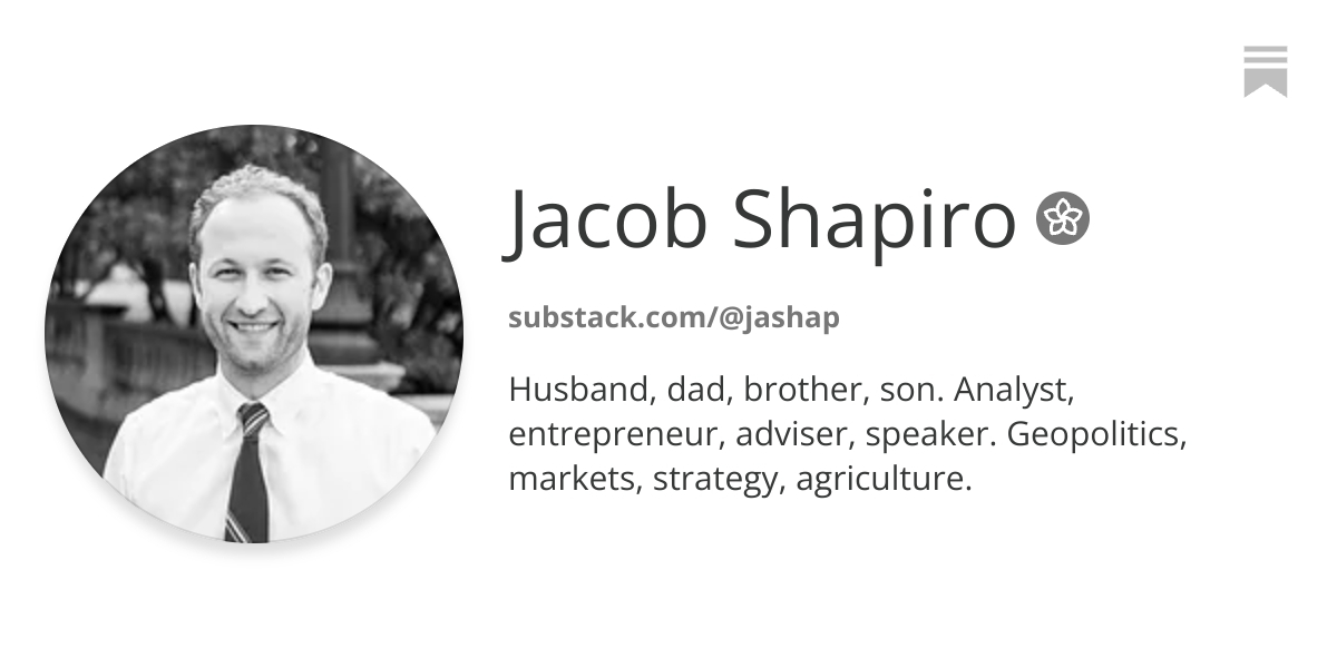 Jacob Shapiro | Substack
