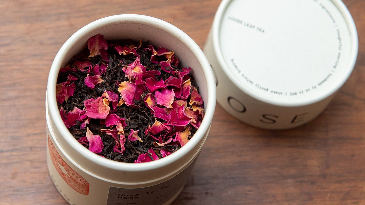 dry rose tea