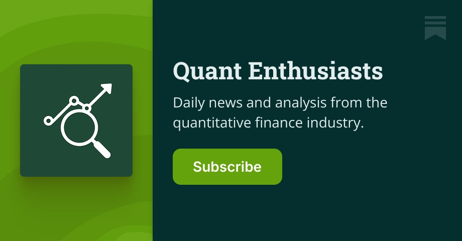 Quant Enthusiasts | Substack