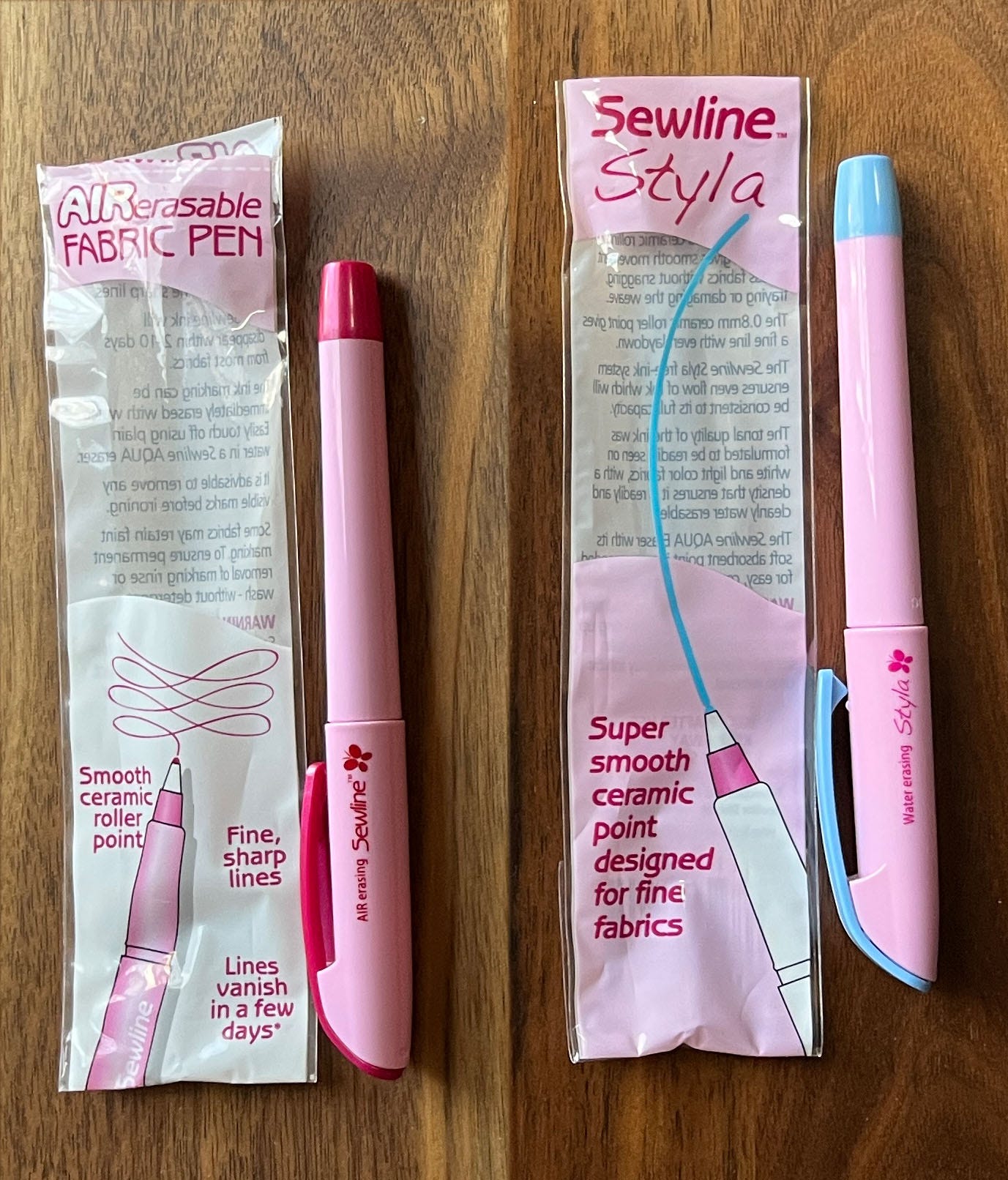 Comparing Fabric Pens and Pencils - by Lynn Stuart