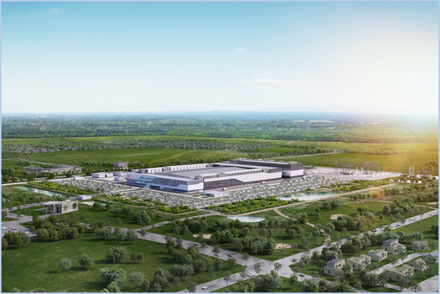 Site plan for SK hynix plant revealed, as drainage plans OK’d