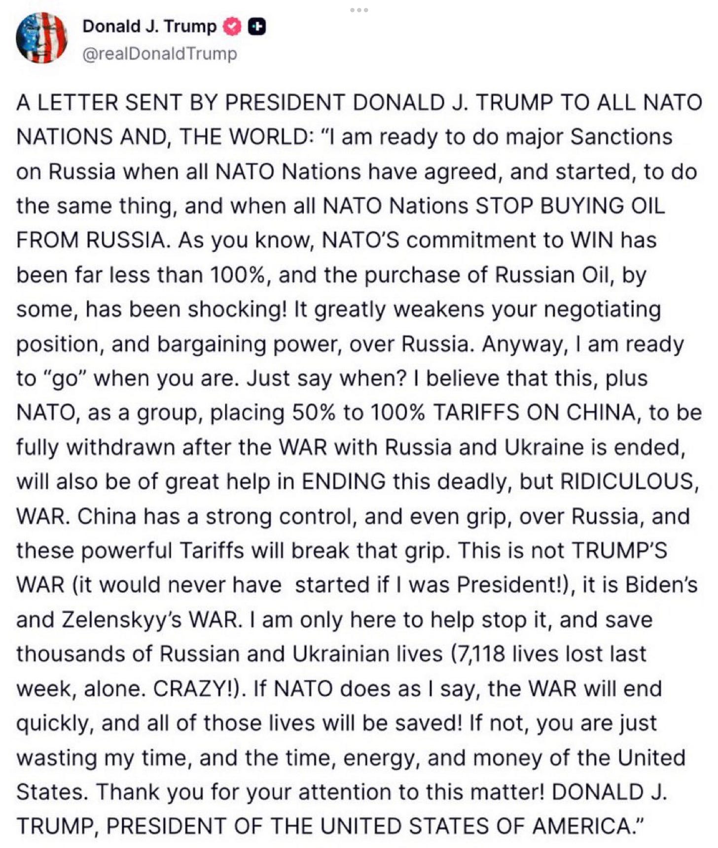 Breaking: Trump’s NATO Letter Exposes His Deal with Putin