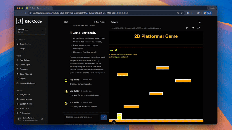 Introducing App Builder: A Lovable Alternative in Kilo’s Agentic ...
