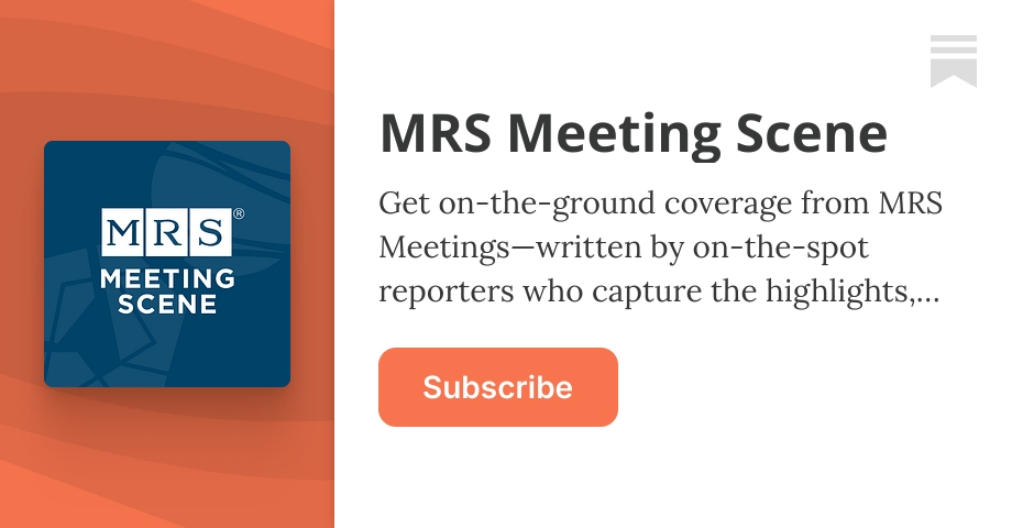 Set your schedule for the 2025 MRS Fall Meeting & Exhibit! #F25MRS