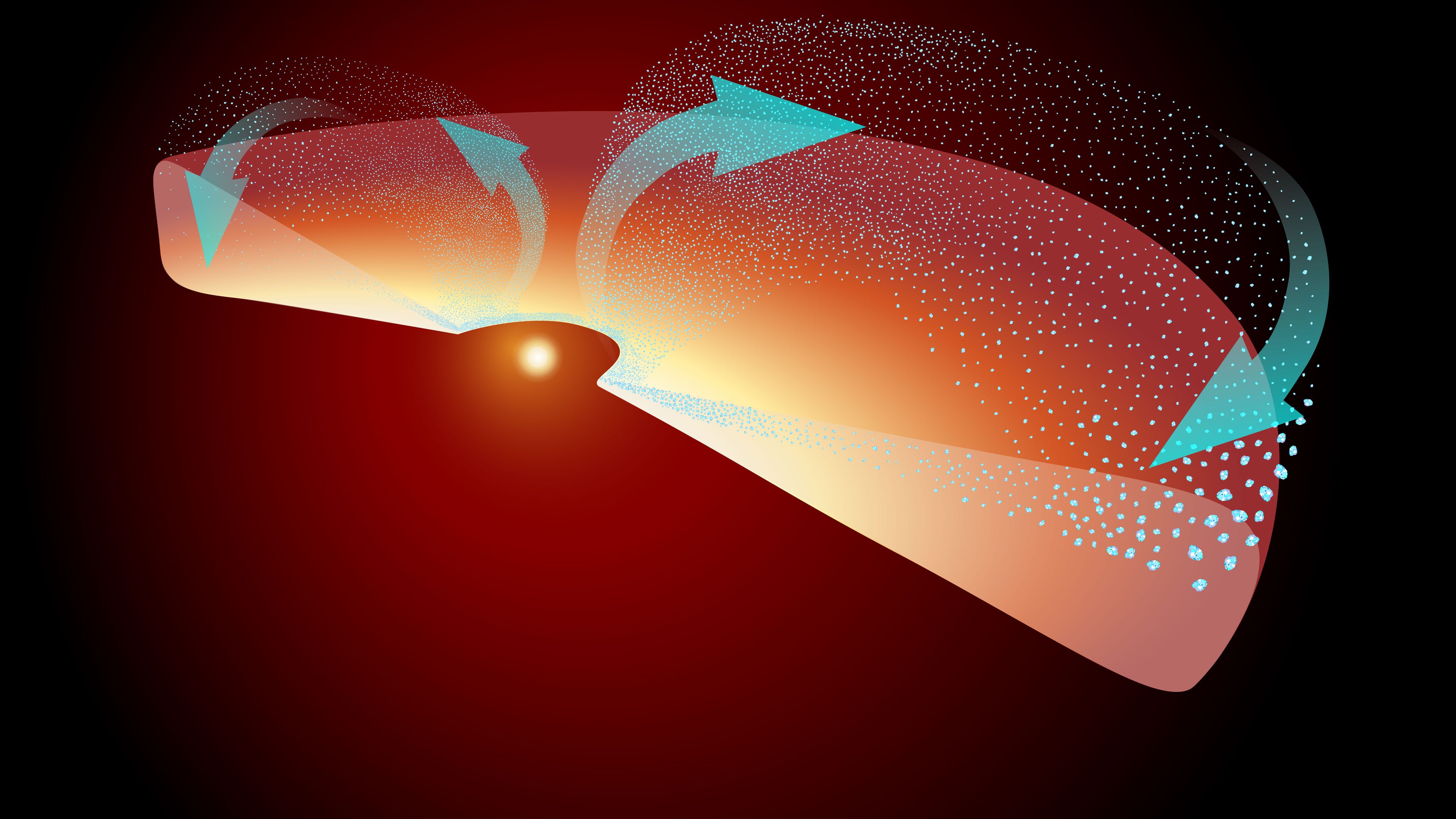Webb scopre una giovane stella simile al Sole che forgia e emette ...