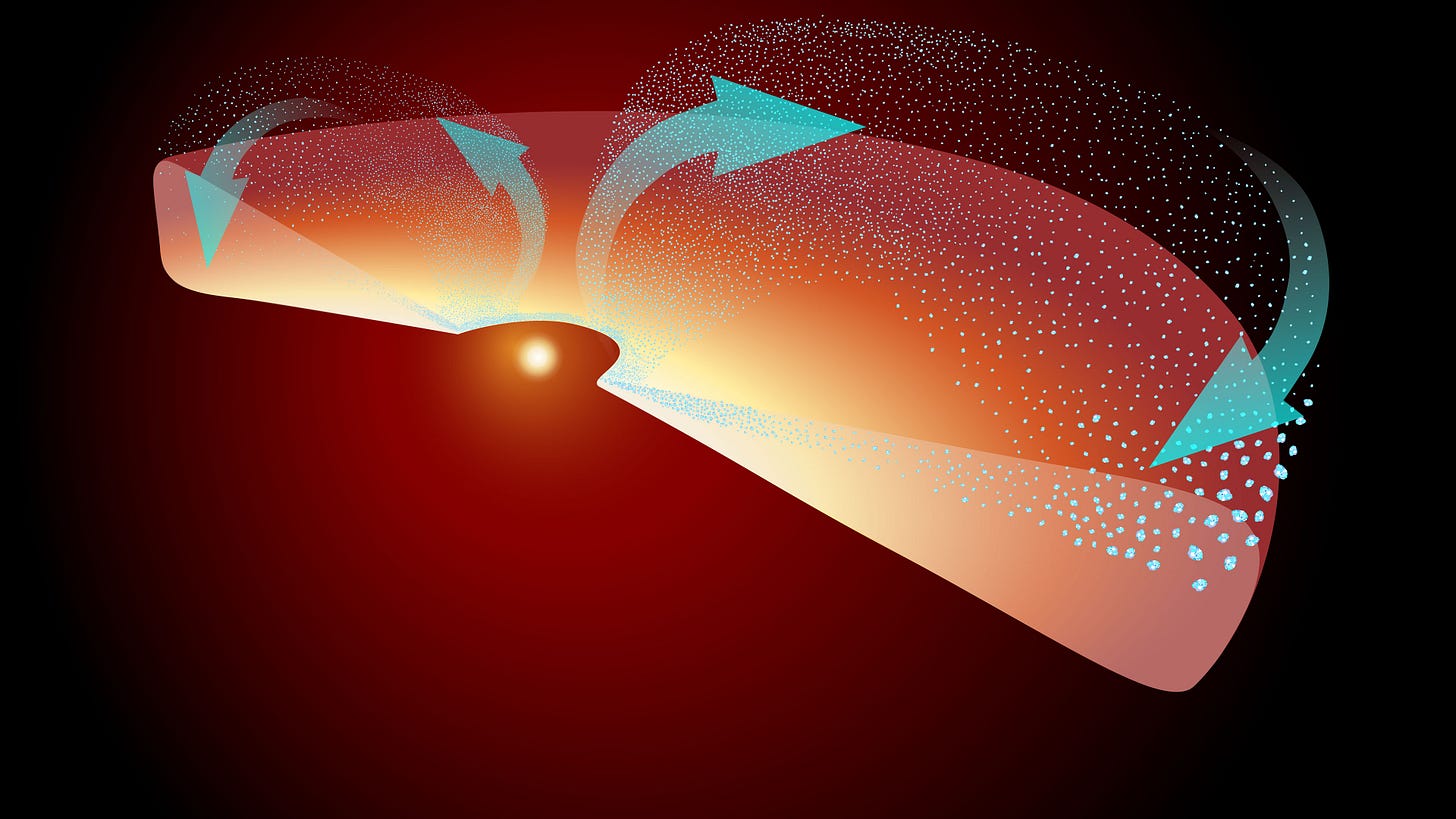 Webb scopre una giovane stella simile al Sole che forgia e emette ...