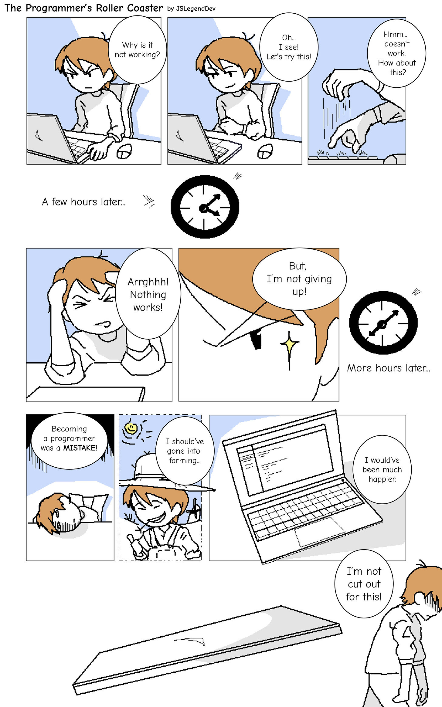 The Programmer's Roller Coaster (Comic)