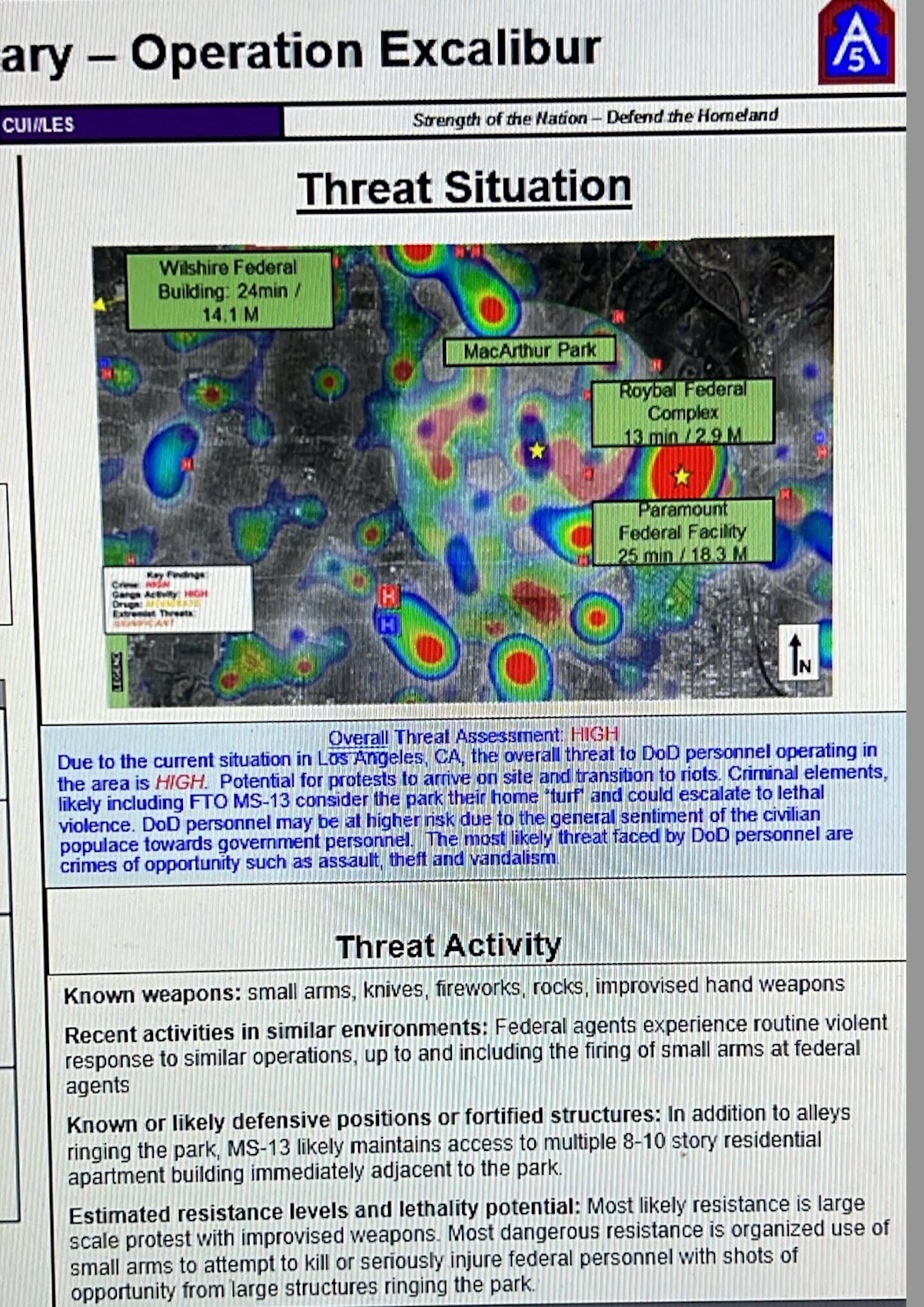 Exclusive: Operation Excalibur in Los Angeles Was Show of Force
