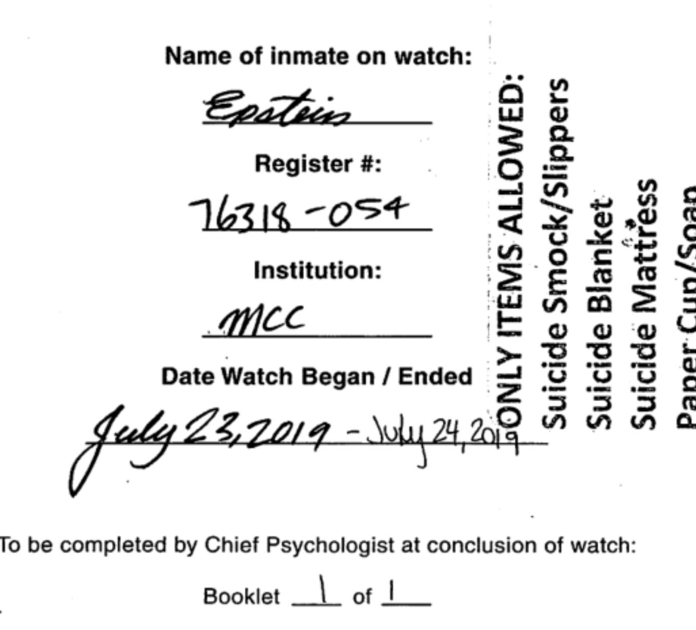 Why I don't believe Jeffrey Epstein Killed Himself (Part 2)