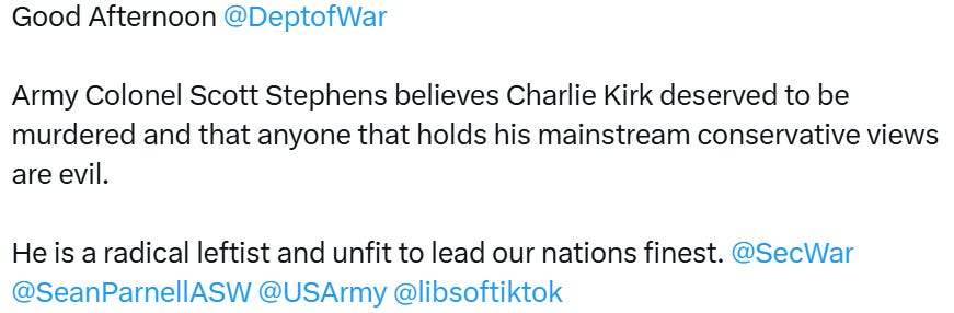 Department of War (DOW) Suspends Army Colonel Scott Stephens for Saying ...